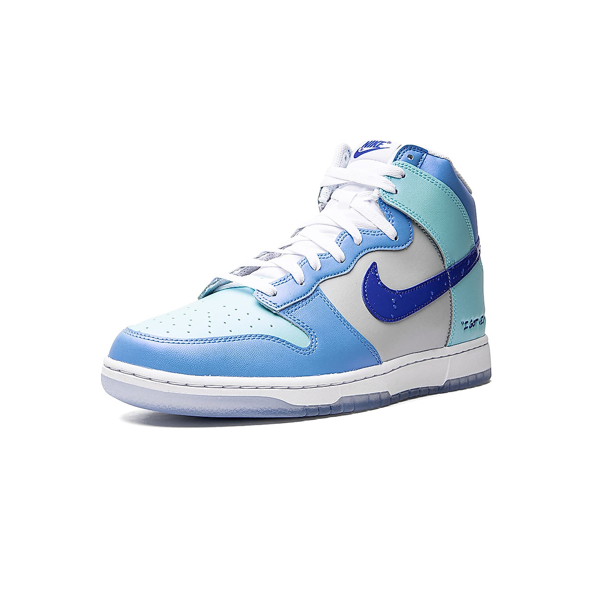 Nike mens Dunk High shoes, Copa/University Blue/White/Gam, 9