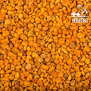 YERBERO - Premium Bee Pollen Granules 16oz (1 LB) (456g) Bag | 100% Natural Pure Wild Raw Sweet Aromatic Rich Flavor | Polen de Abeja 100% Natural.