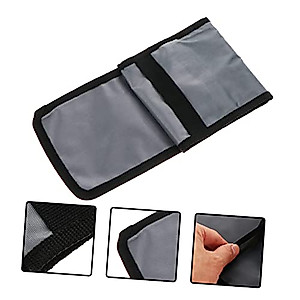 YARNOW 1pc Storage Bag Travel Set Mesh Bags for Travel Storage Bags for Travel Grill Skewers for Outdoor Grill Grilling Sets Barbecue Stick Container Picnic Grill Skewer Bag Earth Tones