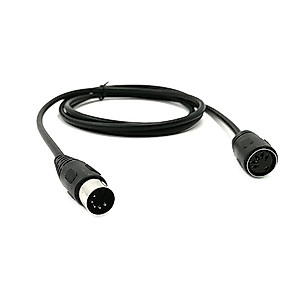 SinLoon 59inch MIDI Din Extension Cable,MIDI 5-Pin DIN Male to Female Audio MIDI/at Adapter Cable for MIDI Keyboard (Synthesizer, Organ, Electric Piano, MIDI Guitar (D5P M-F,1.5meter)