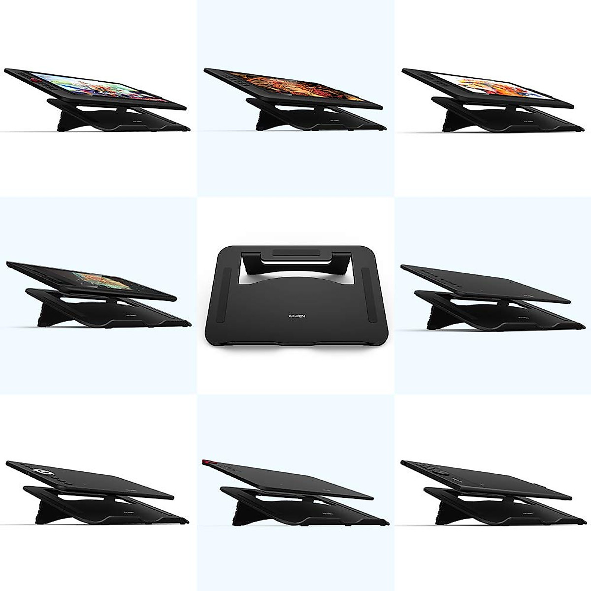 XPPen AC41 Graphics Tablet Stand Drawing Tablet Stand Laptop Stand Mobile Device Stand Holder for XPPen Artist12, Artist13.3, Artist15.6, Artist15.6 Pro, Suitable for 10-15.6" Device