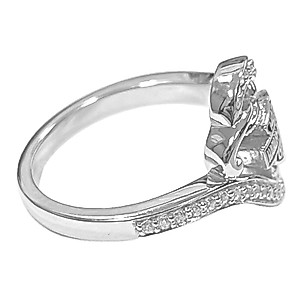Harley-Davidson Women's Bling Filigree Bar & Shield Ring, Silver HDR0473 (6)