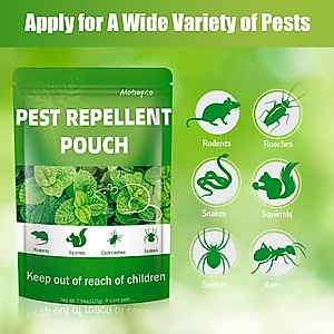 8 Pack Mouse Repellent Natural Peppermint Oils Rodent Repellent Pouches, Mice Repellent