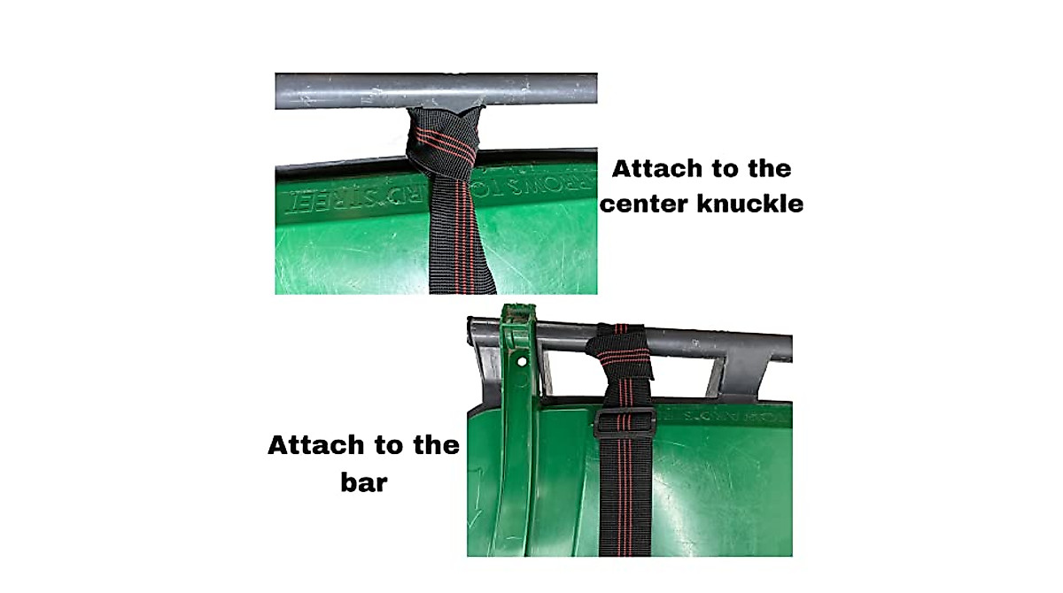 Heavy Duty Adjustable Garbage Strap for Secure Garbage Cans
