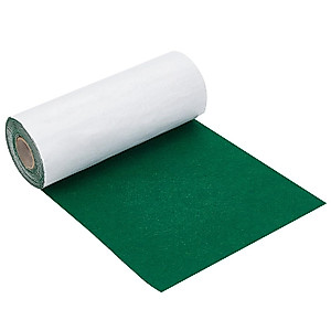 BENECREAT 13 Feet Green Self Adhesive Felt Fabric 10 x 157 Inch Large Felt Fabric Roll Shelf Liner for DIY Costume Making Jewelry Box Drawer Liner Scrapbooking Silhouette