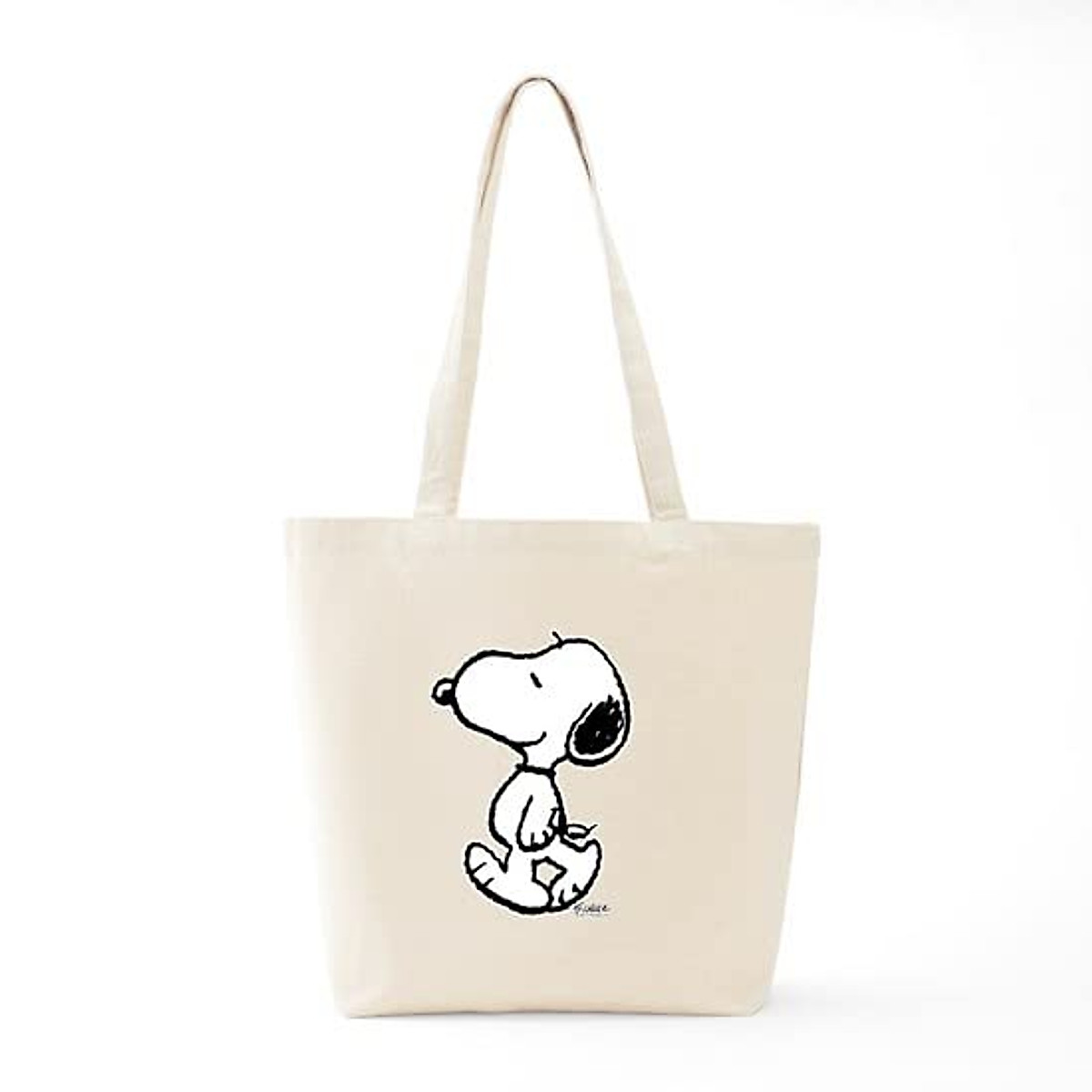 CafePress Peanuts Snoopy Canvas Tote Shopping Bag