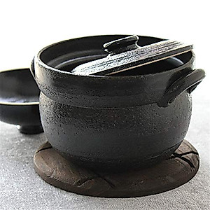 3 Pack 11 Inch Large Wood Trivet for Hot Dishes Pots and Pans Farmhouse Kitchen Trivet Wooden Rustic Bamboo Trivets Decorative Countertops Stove Trivets