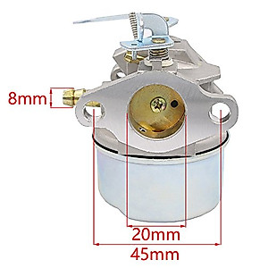 632552 Carburetor for Tecumseh 640086A 640092A 640311 - Tecumseh HSK600 Carburetor - 632560A 632560 632641 640086 640098A HSK600 HSK635 TH098SA 3HP 2 Cycle Engine (632552)