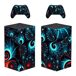 FELIPE SEIJI KUBA Xbox Series X Skin Set Vinyl Decal Skin Stickers Protective for Xbox Series X Console Kinect 2 Controllers - multi color