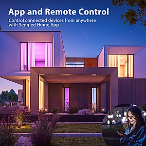 Sengled Zigbee Smart Light Bulbs, Smart Hub Required, Work with SmartThings and Echo with built-in Hub, Voice Control with Alexa and Google Home, Color Changing E12 Candelabra Light Bulbs 40W 2 Pack