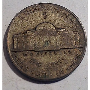 1944 P Jefferson Silver Nickel Seller Fine