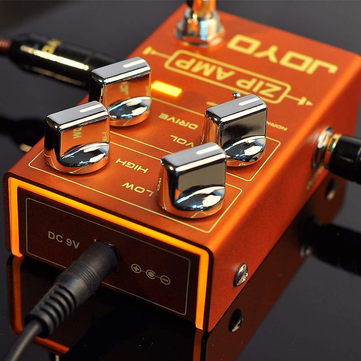 JOYO R-04 ZIP AMP Pedal Effect Strong Compression Overdrive Pedal Simulate Amplifier Effect Pedal for Electric Guitar True Bypass