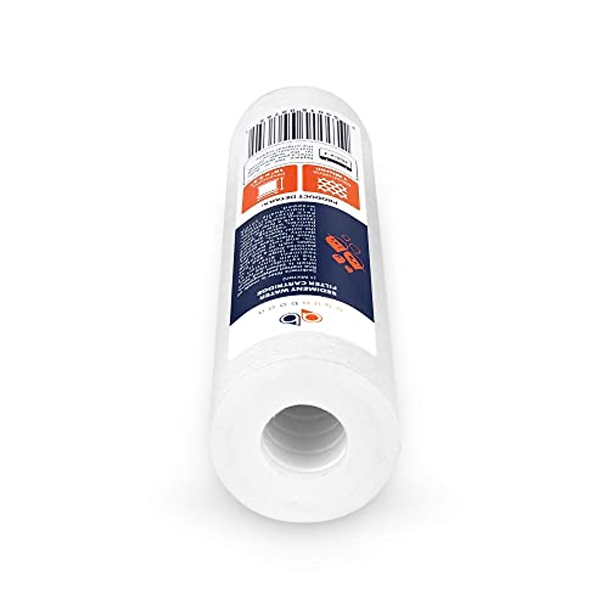 Aquaboon 2-Pack of 1 Micron 10"x2.5" Sediment Water Filter Replacement Cartridge for Any Standard RO Unit | Whole House Sediment Filtration | Compatible with DuPont WFPFC5002, Pentek DGD series, RFC