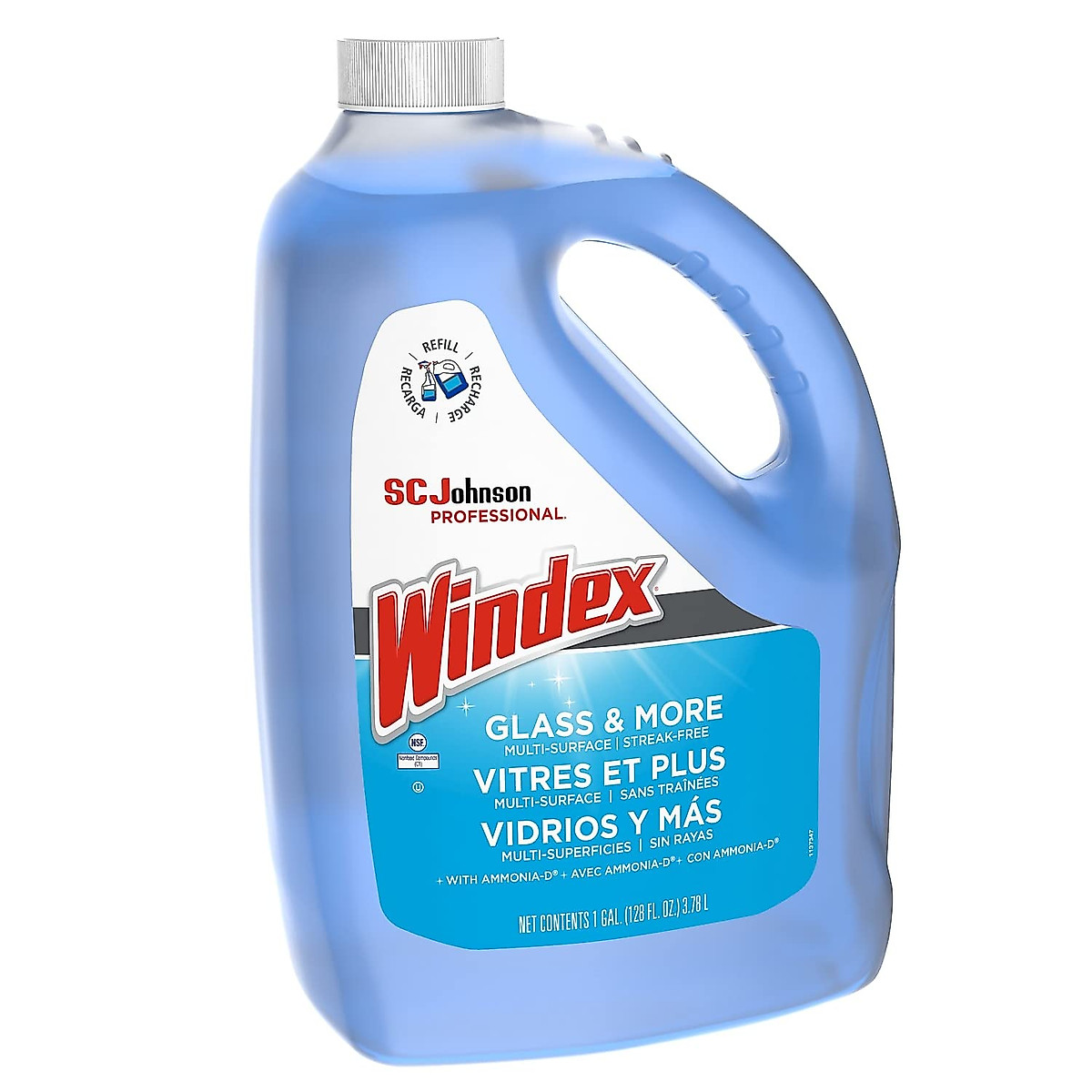 Windex Unscented Glass 1 gallon