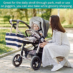 Buggygear Stroller Hooks - On The Go Stroller Hooks for Bags - Hang Bags Stroller Hooks