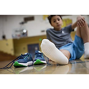 Under Armour Youth Training Cotton Crew Socks, Multipairs , Black (6-Pairs) , Small