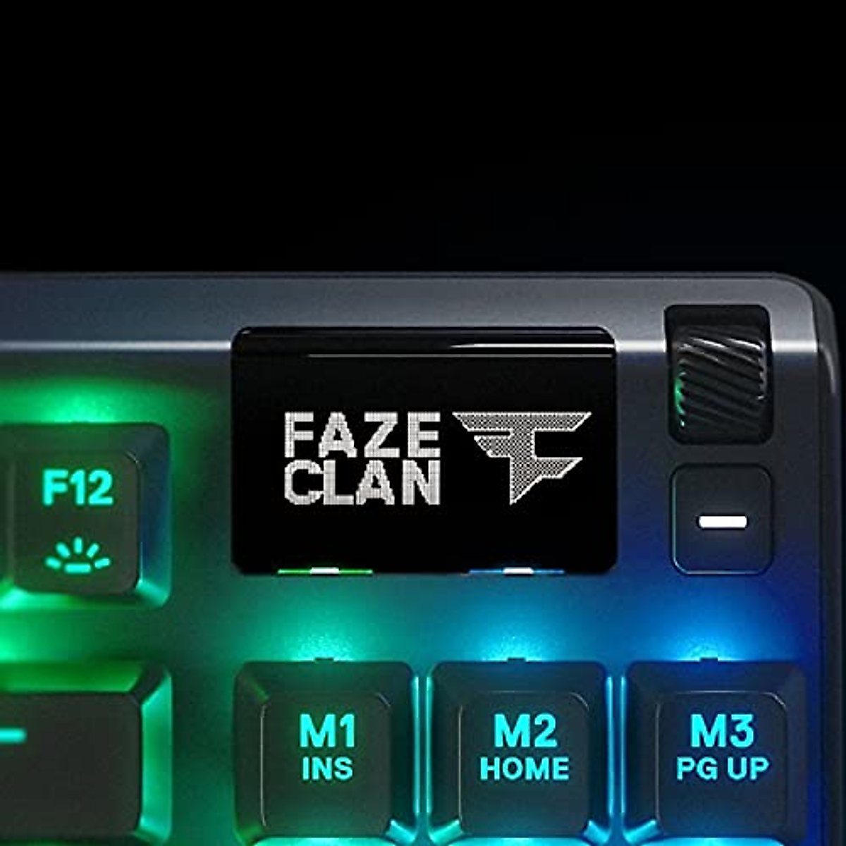 SteelSeries Apex Pro TKL HyperMagnetic Gaming Keyboard - Adjustable Actuation - Esport TKL Format - OLED Display - RGB - PBT Keys - USB-A - Nordic QWERTY