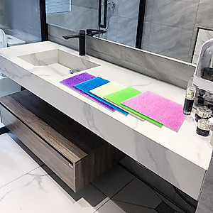 8 Pcs 35 Inch Exfoliating Bath Cloth,Beauty Skin Bath Wash Towel,Nylon Shower Washcloth Body Scrubber Loofah for Women and Men