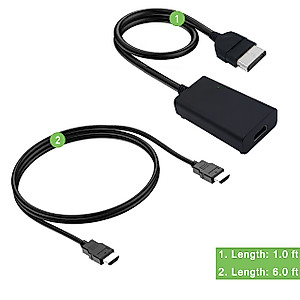 LevelHike HDMI Cable for Original Xbox Console, Original Xbox to HDMI Adapter with Component Signal (100% Improved Video Quality-HD Converter)
