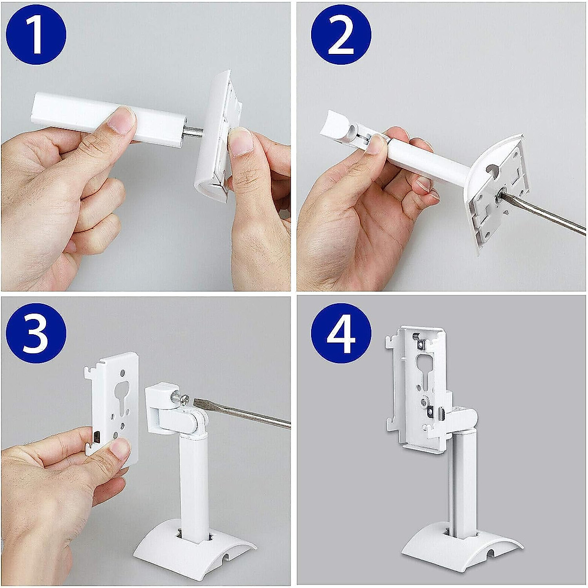 Enjcyling Wall/Ceiling Mount Bracket Stand Steel White, for UB-20 Series II, Compatible with Bose CineMate Lifestyle 809281-1100
