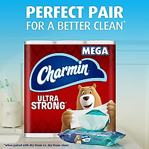 Charmin Flushable Wipes, 4 packs, 40 Wipes Per Pack, 160 Total Wipes