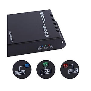 UNISHEEN H.264 Live HDMI Video Encoder Supports RTSP, RTP, RTMP, HTTP, UDP, SRT for IPTV, Live Stream Broadcast Supports (BM3100H)