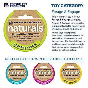 Prevue Pet Products Naturals Double Coconut Walk for Small Animals & Birds 62818,16X4X9