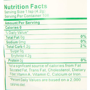 Natural Mate Zero Calorie Sweetener, 16 oz - Organic Stevia Granular Powder Blended with Erythritol - 2:1 Sugar Replacement for Keto, Paleo, Low GI