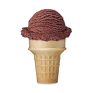 moofin Joy Gluten Free Ice Cream Cups Cones 1.75 Oz (Pack of 2, 12/pack), Joy Cake Cones - Bigger than Joy mini Ice Cream cones for kids, cake pops - Ice Cream Cups Golden Stainless Steel Spoon