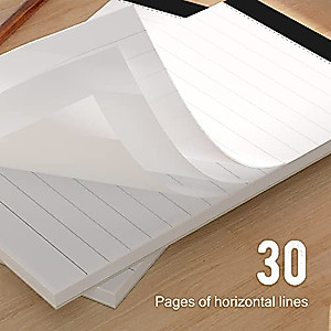 MuiAng Notepad 3”x5” Memo Note Pads, Small Pocket Size College Ruled Writing Pad with 30 Sheets, Lined Paper to Do List Notepad Daily Planning & Work, Taking Notes & Reminder (10 Pack)