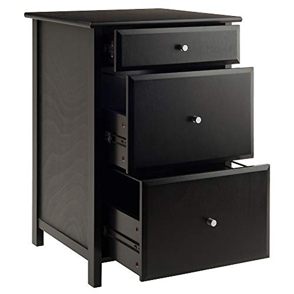 Winsome Delta File Cabinet Black Home Office