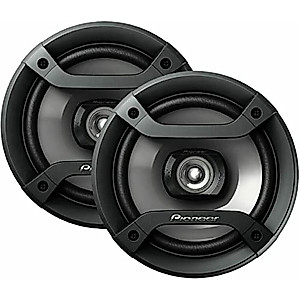 Package 2 Pairs of Pioneer TS-F1634R 6.5" Peak 200W 2-Way Speakers + Audiotek AT-980BT AM/FM/MP3 Playable w/ Bluetooth/USB/AUX/SD/CD Car Stereo Receiver