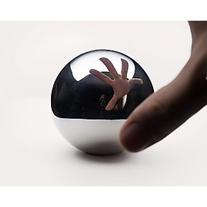 Convex Bottle Opener by Revision - Luxury Mirror Polished Stainless Steel - Unique Spherical Design - Durable & Decorative - Ideal for Home Bar, Gift for Beer Lovers