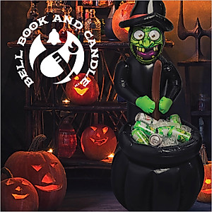 48" Inch Inflatable Witches Cauldron Candy Holder Bowl - Up to 72 Drink Beverage Cooler and Ice Chest Party - Inflables De Halloween Enfriador Candy Caldron