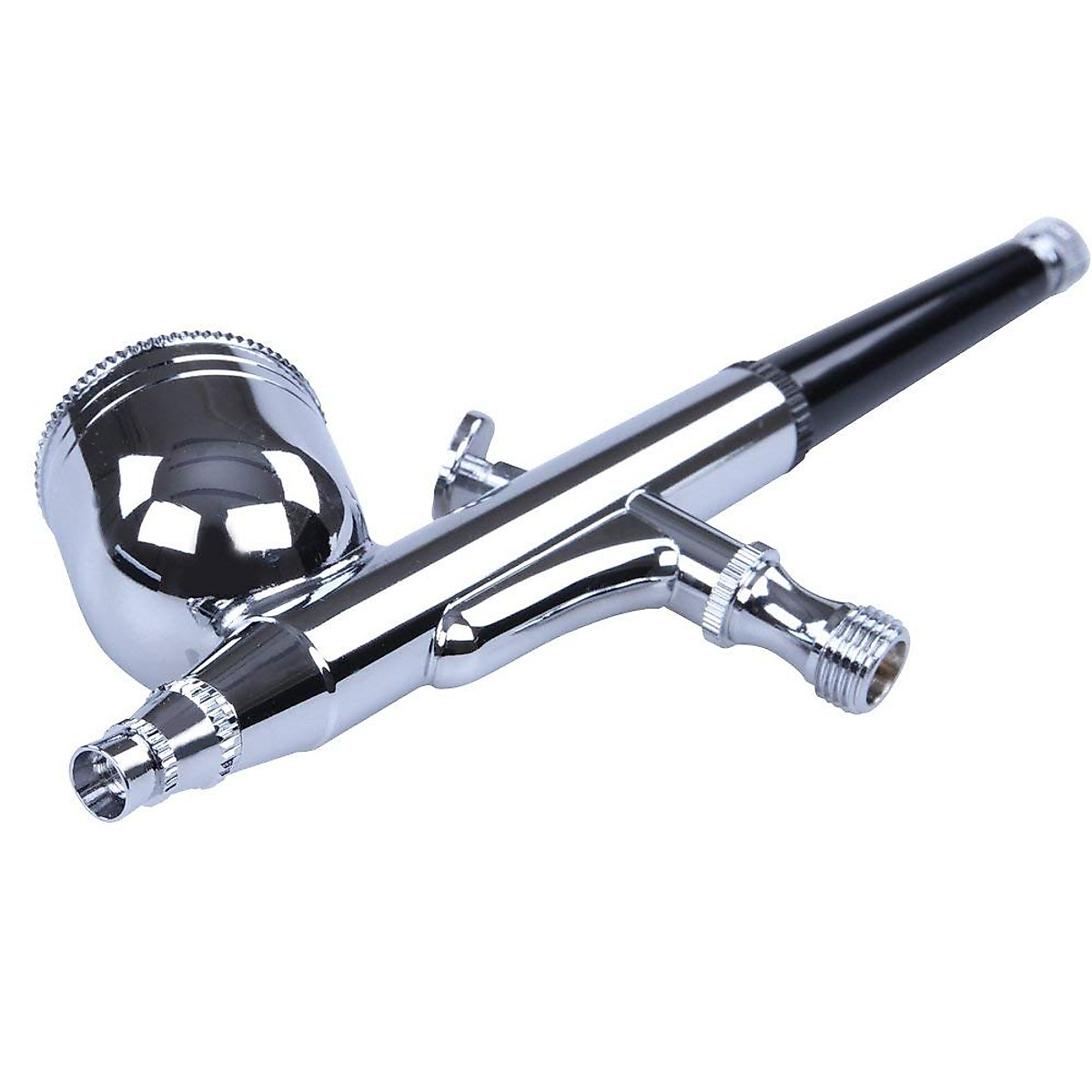 TIMBERTECH Precision Airbrush Professional Dual Action Airbrush ABPST01 with 1/8’’-1/4’’ Adapter, 6ft Airbrush Hose, 0.2/0.3/0.5mm Nozzles and Needles for Painting, Cake Decorating, Tattoo, Models Art