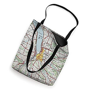 Vintage Ithaca NY Map (1968) Tote Bag