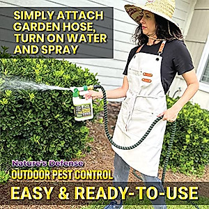 Trifecta Natural Outdoor Pest Control Spray & Backyard Insect Repellent | Kills on Contact & Repels Bugs | Natural, Non-Toxic, Plant-Based, Kids & Pet Safe | Ready to Use Yard Spray (up to 5000ft²)