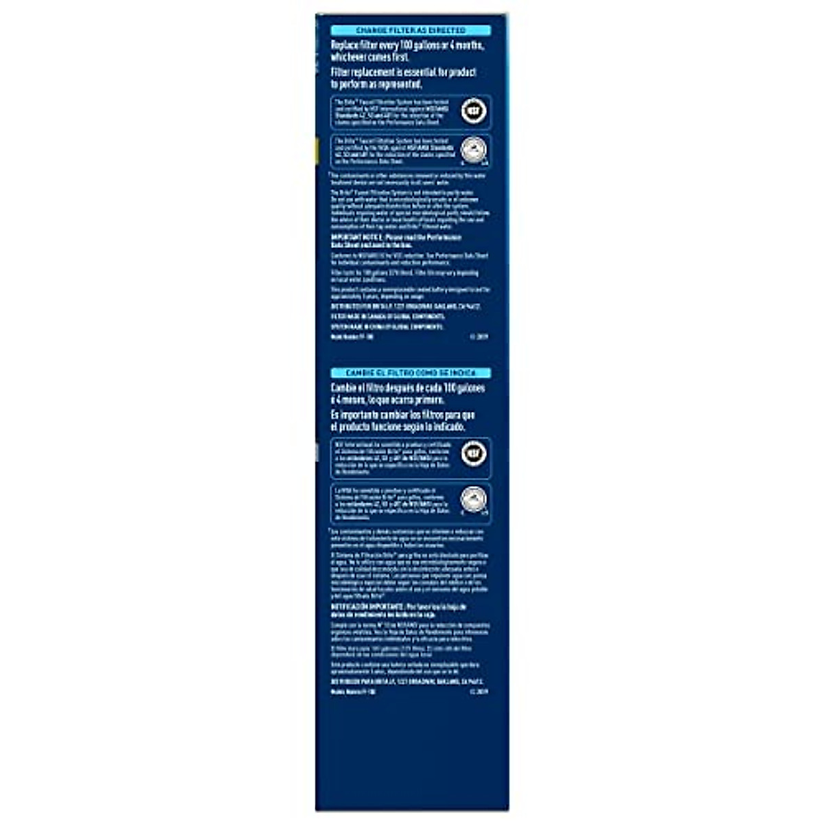 Brita Faucet Mount System, Water Faucet Filtration System with Filter Change Reminder, Reduces Lead, Made Without BPA, Fits Standard Faucets Only, Elite Advanced, White, Includes 2 Replacement Filters