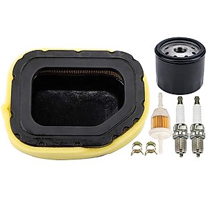 Fremnily 32 083 03-S Air Filter w52 050 02-S Oil Filter for Kohler Courage SV710 SV715 SV720 SV725 SV730 SV735 SV740 Twin Cylinder 20HP-27 HP Engine Kit MTD Troy-Bilt Toro John Deere Lawn Mower