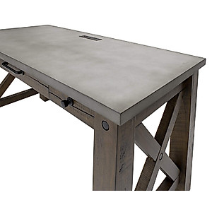 Martin Furniture IMJA384 54” Writing Desk, Brown