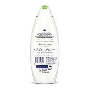 Dove Refreshing Body Wash Revitalizes and Refreshes Skin Cucumber and Green Tea Cleanser That Effectively Washes Away Bacteria While Nourishing Your Skin, 22 Fl Oz (Pack of 4)