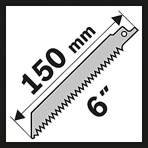 Bosch 2607010901 Saber Saw Blade-Set For Wood/Metal 15 Pcs