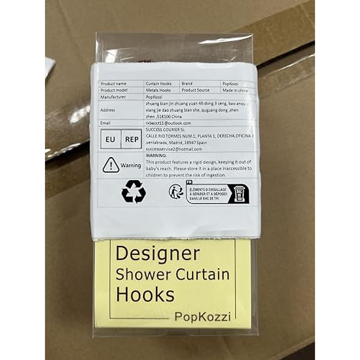 Decorative Shower Curtain Hooks Rings: PopKozzi Rust Proof Matte Nickel Metal Shower Curtain Rings - Boho Nautical Silver Shower Curtain Hangers for Bathroom - Set of 12