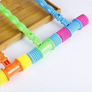 NUOBESTY 12pcs Hammer Pounding Toy Plastic Gavel Squeaky Toy Carnival Hammer with Whistle Music Sound Toys for Birthday April Fools Day Jokes Party Supplies