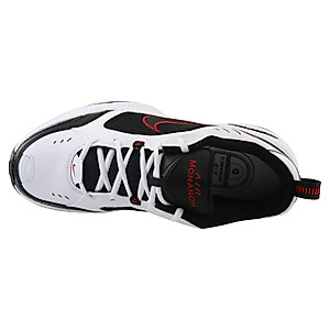 Nike Men's Air Monarch IV Cross Trainer, White/Black, 11.0 Regular US