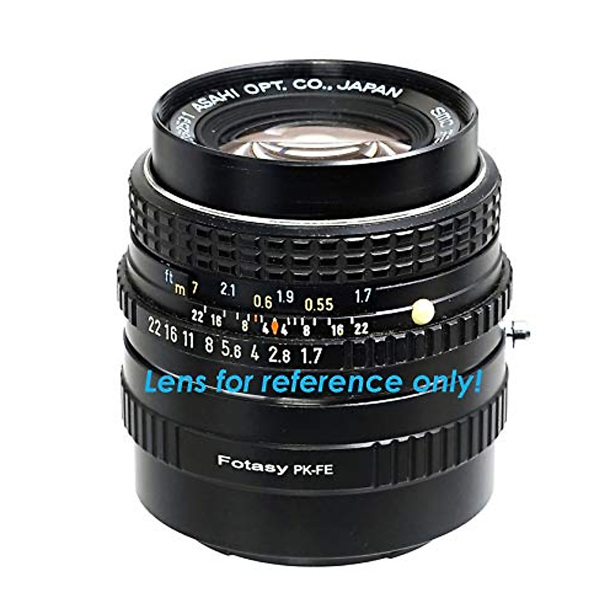 Fotasy PK Lens to E Mount Adapter, K Mount E Adapter, PK FE Adapter, Compatible with Pentax K Lens Sony a7 a7R a7s II III IV a9 a7c Alpha 1 a6600 a6500 a6400 a6300 a6100 a6000 a5100 a5000 a3500 ZV-E10