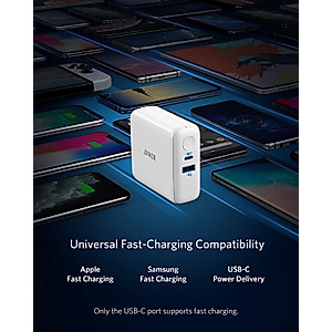 Anker PowerCore Fusion III PIQ 3.0, 18W USB-C Portable Charger 2-in-1 with Power Delivery Wall Charger for iPhone12，12Mini, 11, iPad, Samsung, Pixel and More