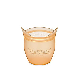 Zip Top Reusable 100% Silicone Baby + Kid Snack Containers- The only containers That Stand up, Stay Open and Zip Shut! No Lids! Made in The USA - Full Set of 4