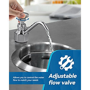 Dipper Well Faucet, iVIGA Coffee Shop Bar Counter Sink Faucet, Brass Commercial Food Washing Tool for Washing Coffee Ice Cream Spoon Utensils Accessory Kitchen Equipment, with Quick Connector