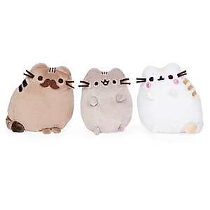 GUND Pusheen Family Gathering Collector Set of 3 Plush Stuffed Animal Cats